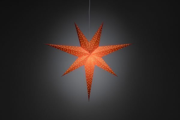 Konstsmide Paperitähti Oranssi 60 X 78 Cm - Valaisinkauppa24.fi