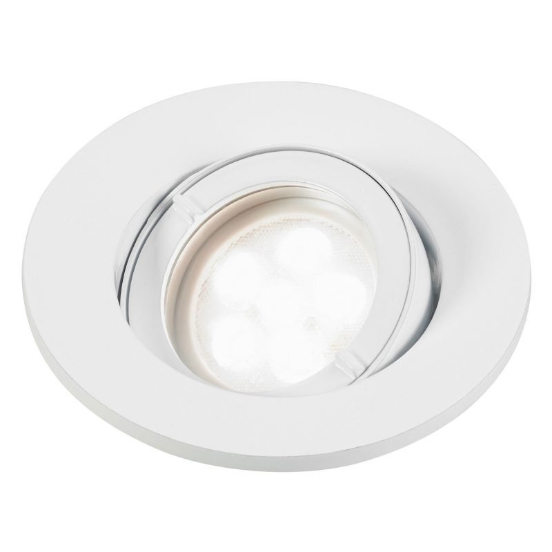 LED-alasvalo Inset Trend Swing 6W GU10 IP44 25° Ø 95x100 mm ...