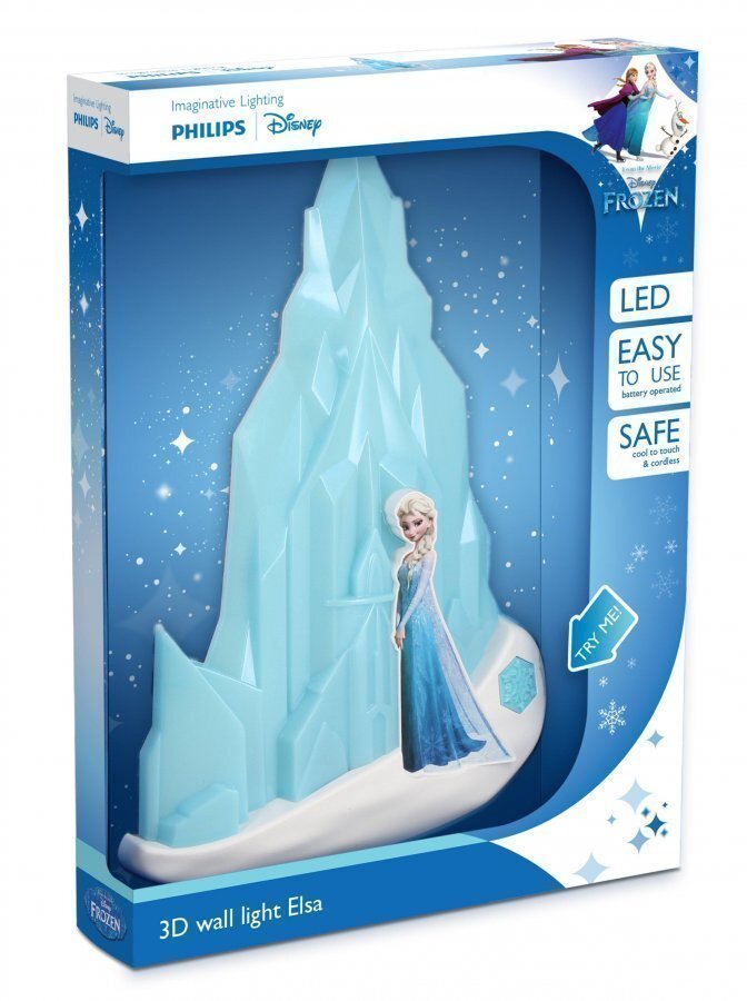 Philips Disney Frozen Elsa 3d Seinävalo - Valaisinkauppa24.fi