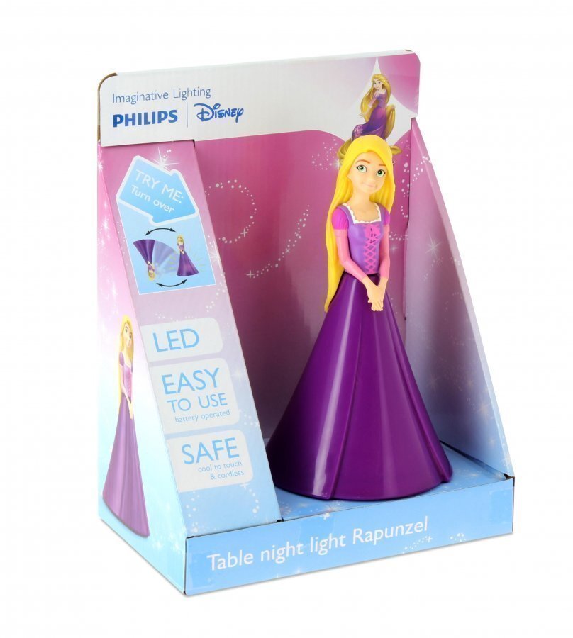 Philips Disney Frozen Rapunzel Yöpöytävalo - Valaisinkauppa24.fi