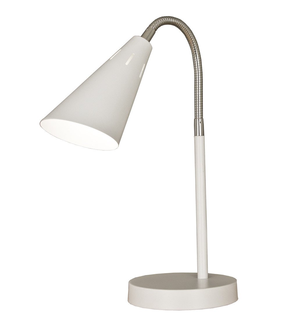 Scan Lamps Eva Pöytävalaisin Valkoinen Kromi - Valaisinkauppa24.fi